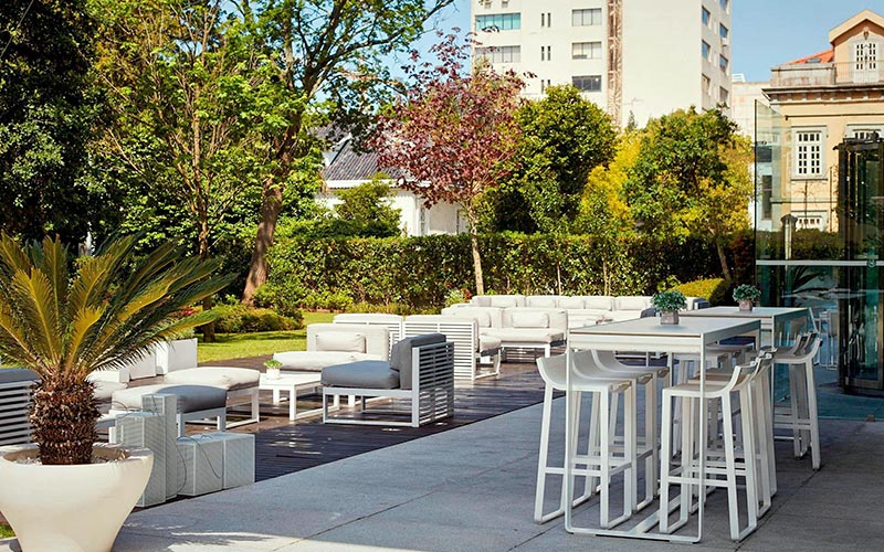 sheraton porto hotel spa terrace garden