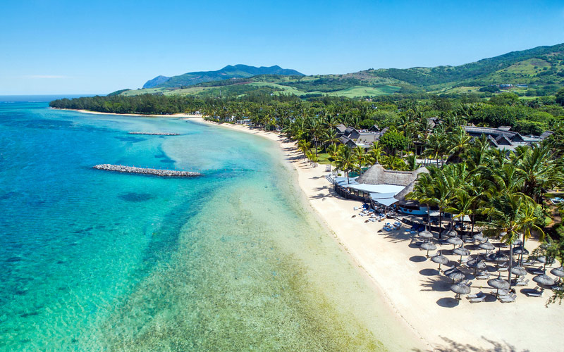 heritage awali golf spa resort aerial mauritius